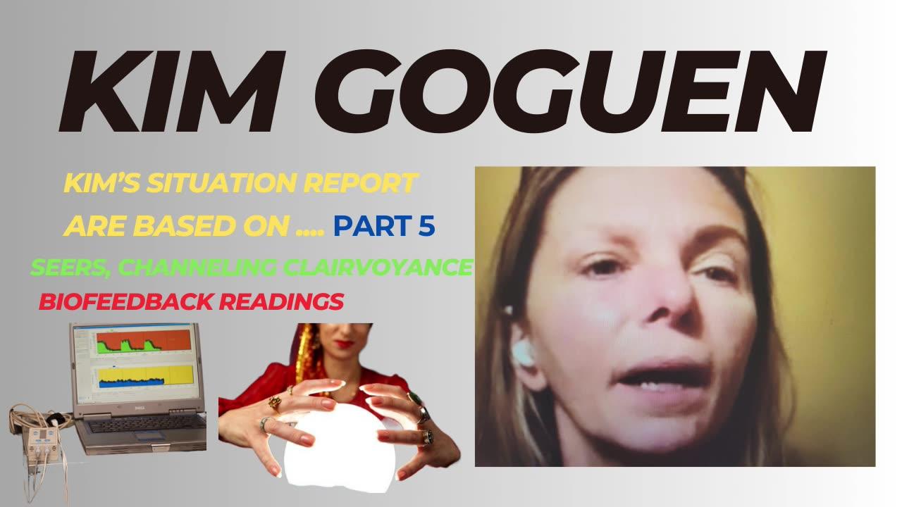 Kim Goguen's SitReps are based on Seers, - One News Page VIDEO