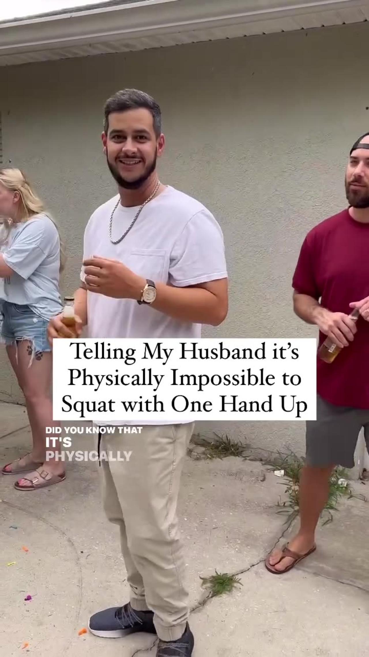 Telling Him it’s Physically Impossible to - One News Page VIDEO