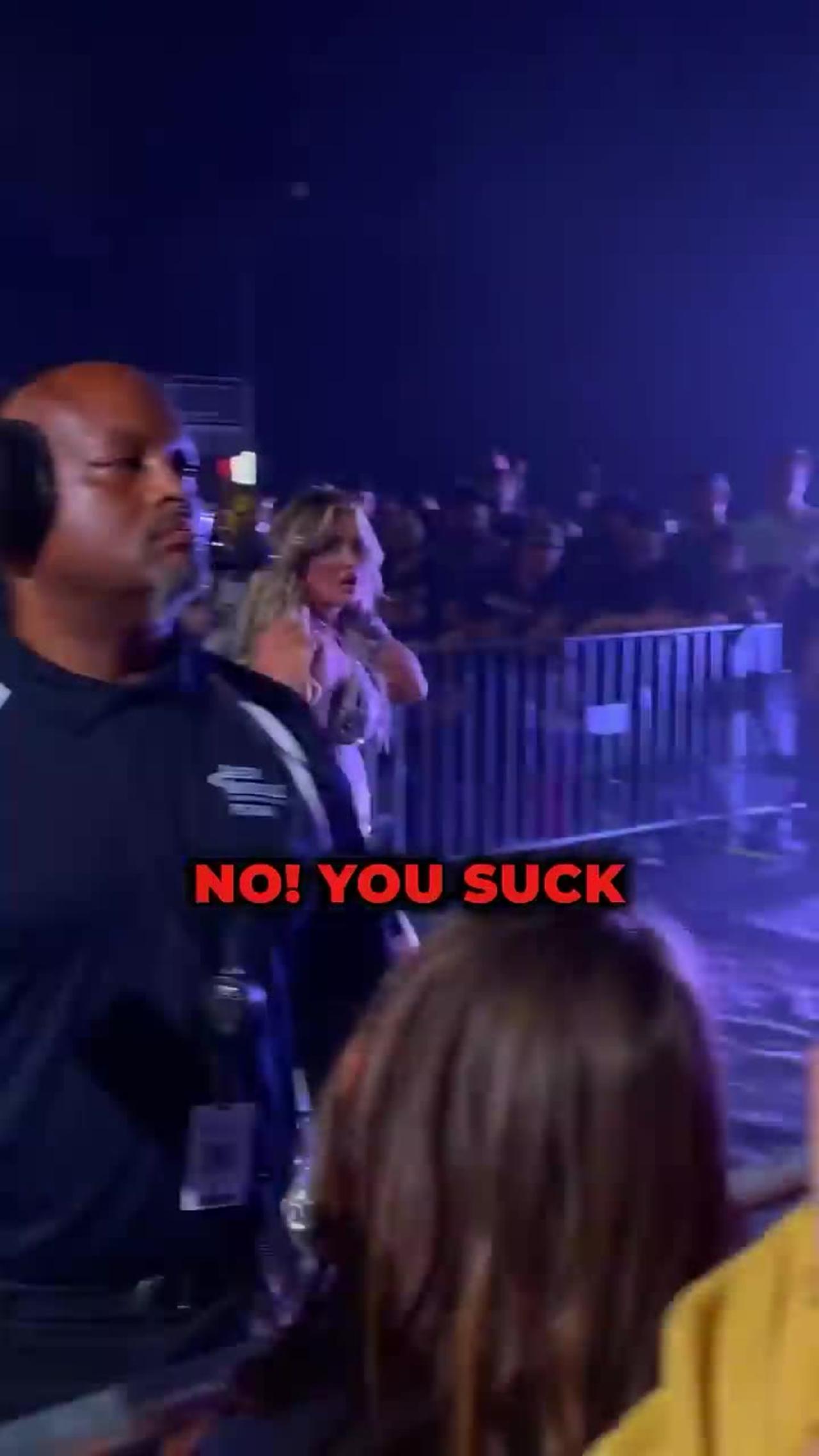 Tiffany Stratton gets heckled by Fan #wwe - One News Page VIDEO