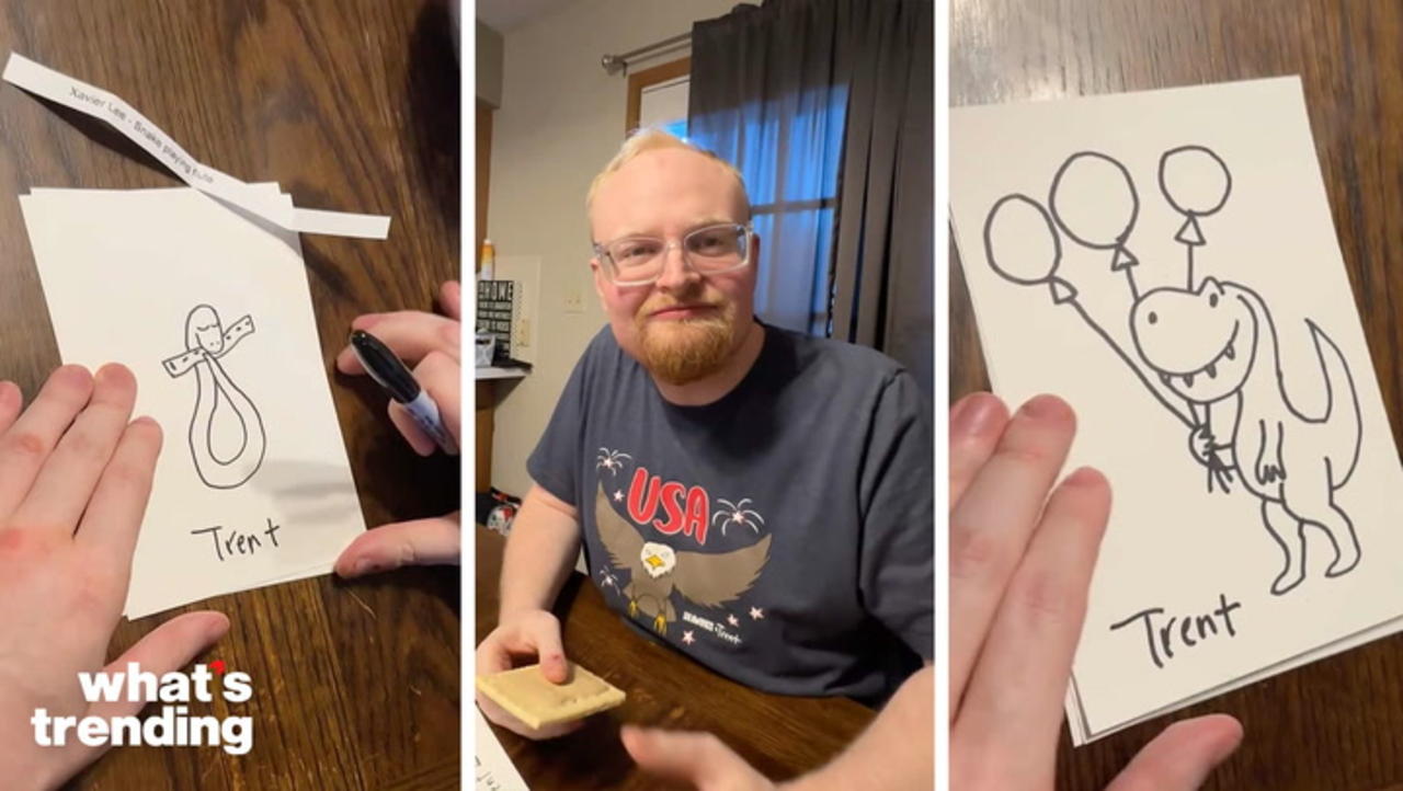 Autistic Artist Goes Viral for Showing Off - One News Page VIDEO