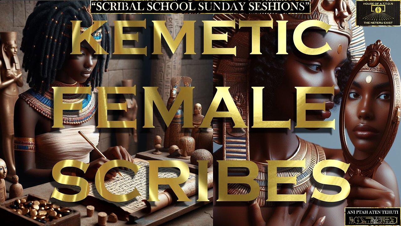 Kemetic Female Scribes : Sunday SESHion Scribal - One News Page VIDEO