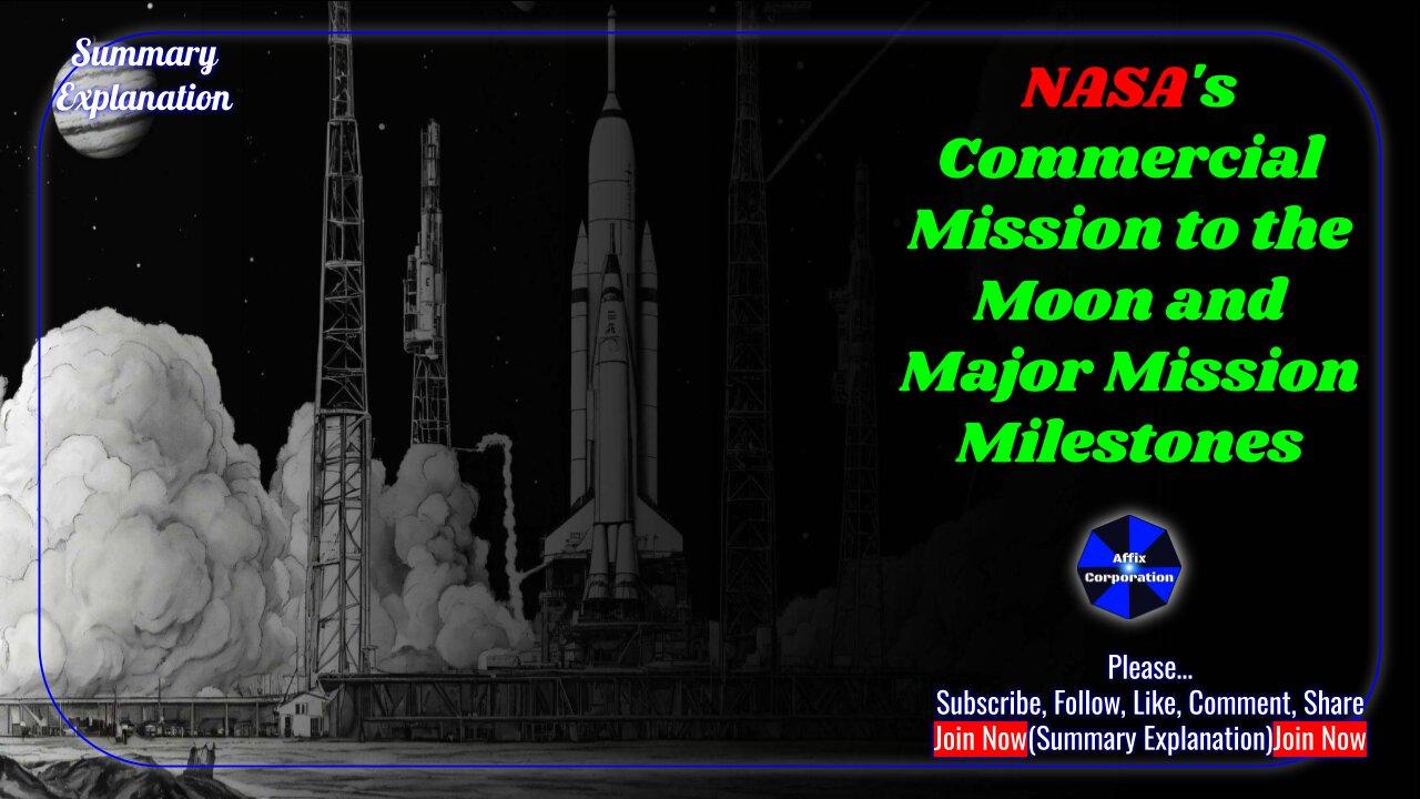 NASA's Commercial Mission to the Moon and - One News Page VIDEO