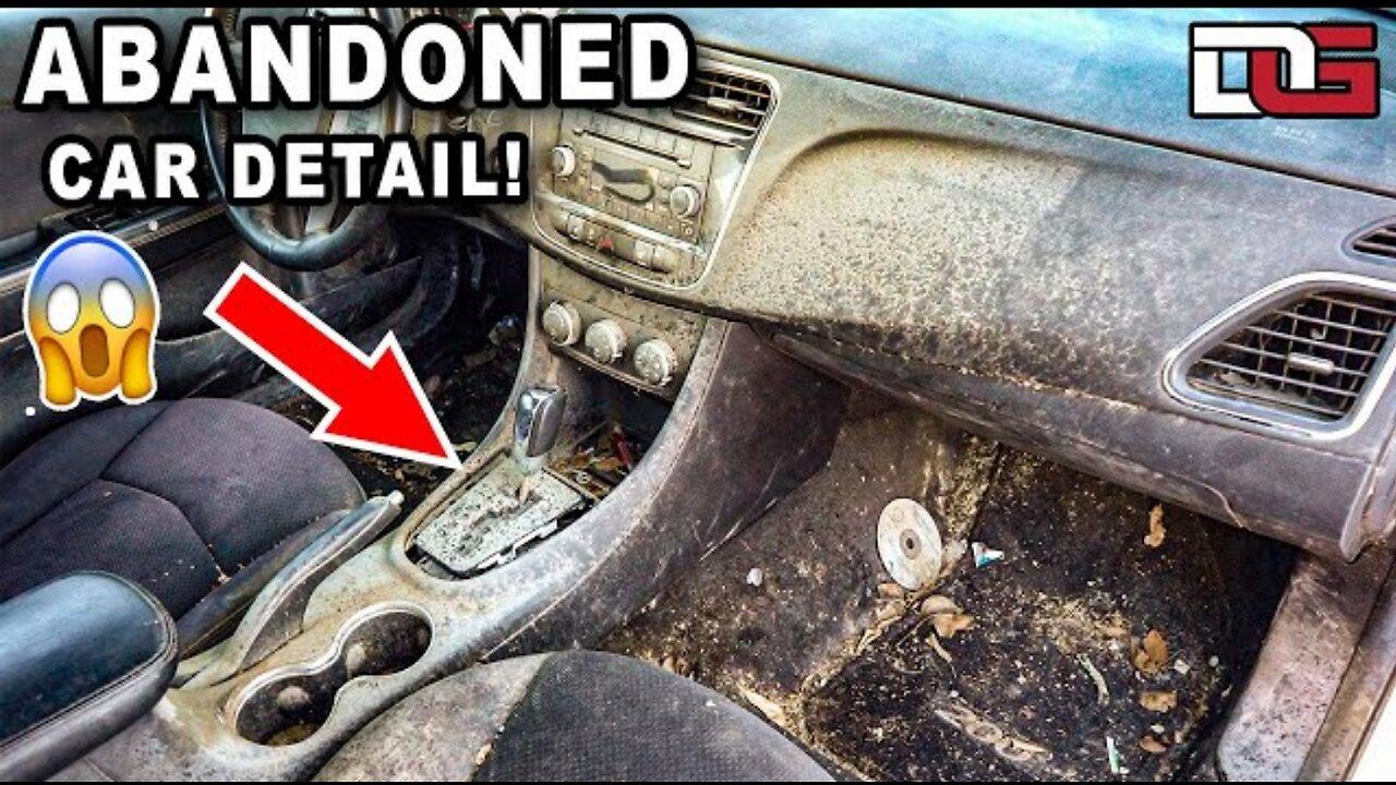 Cleaning an ABANDONED Repo Car Bought at - One News Page VIDEO