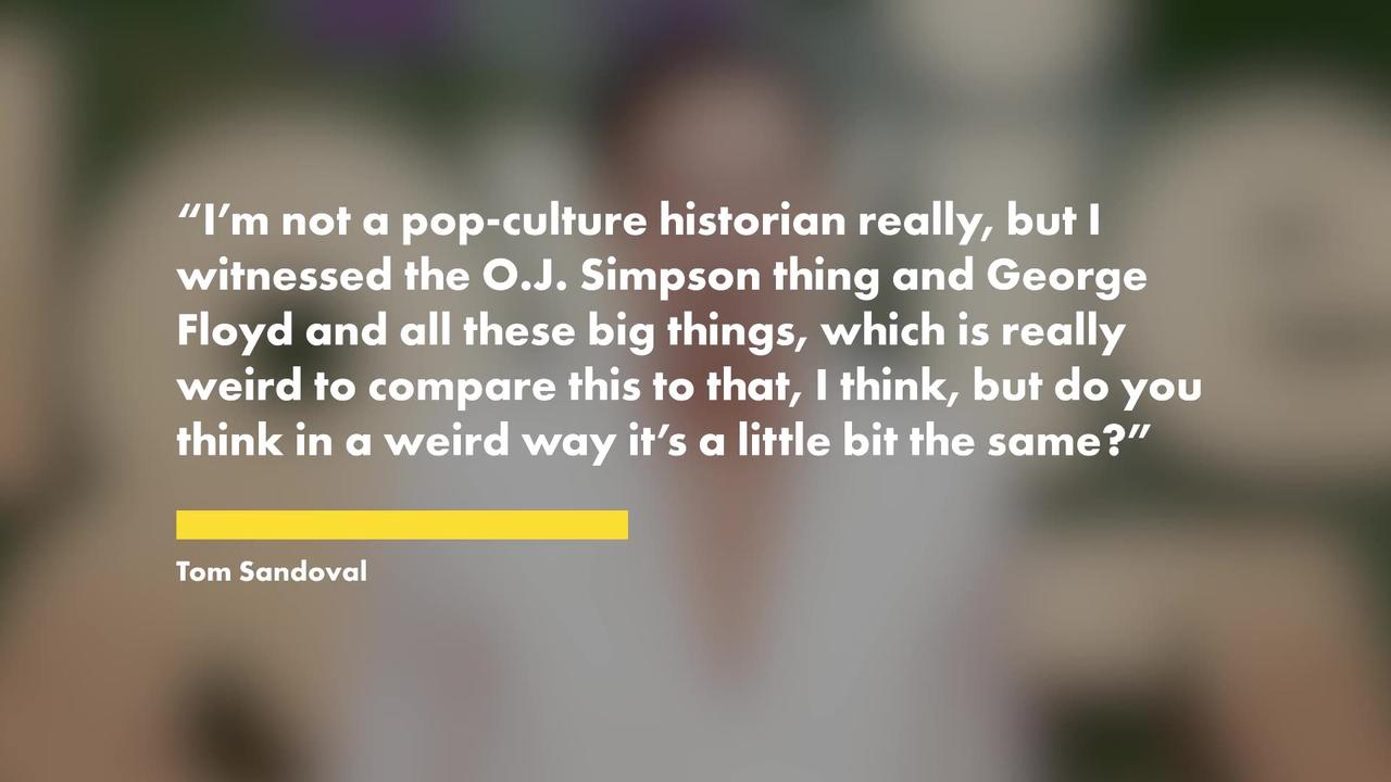 Tom Sandoval compares 'Scandoval' to - One News Page VIDEO