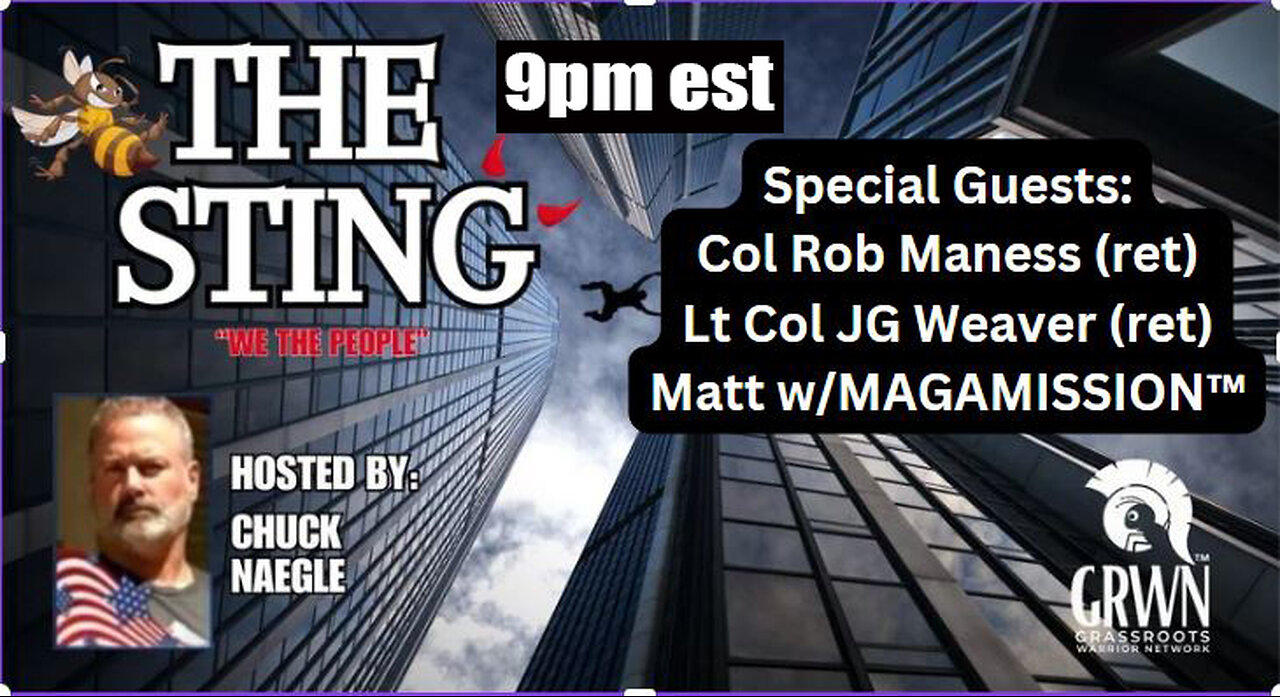 The Sting with Special Guests: Col Rob Maness - One News Page VIDEO