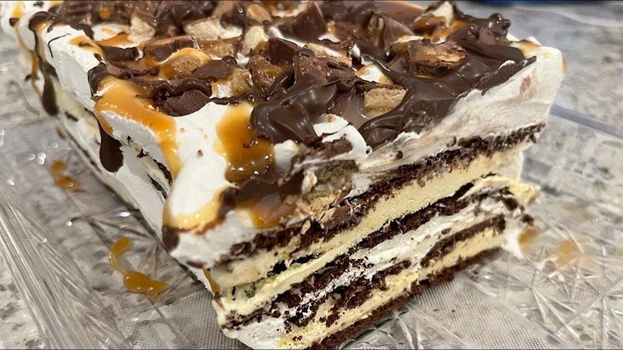 Ice Cream Sandwich Cake - No Bake Recipe - Easy - One News Page VIDEO