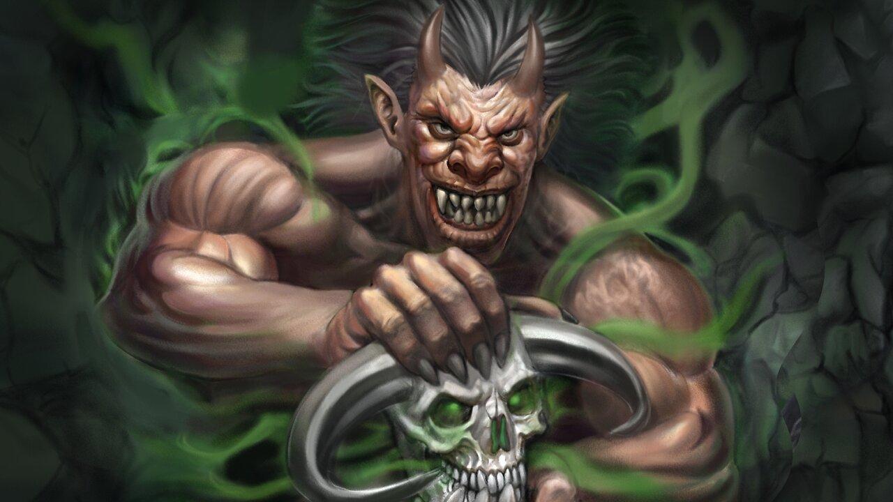 Painting Live: The Demon and the Skull - One News Page VIDEO