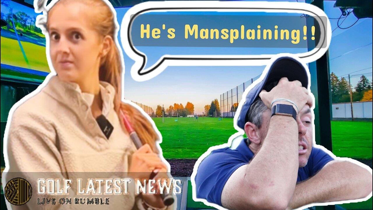 WOKE Female GOLFER claims - One News Page VIDEO