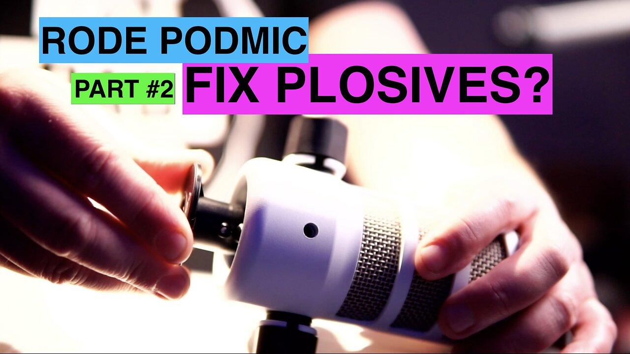 Fix Mic Plosives - Rode Podmic Mod (Part #2) - One News Page VIDEO