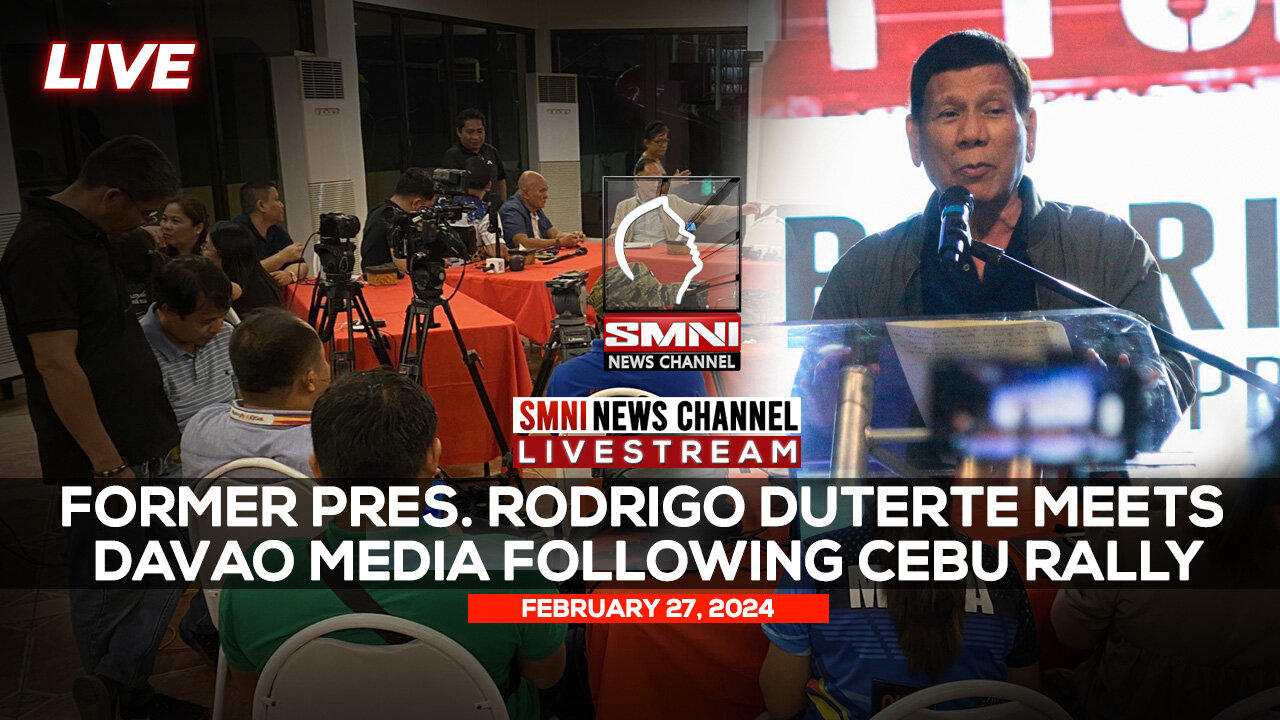 LIVE: Former Pres. Rodrigo Duterte meets Davao - One News Page VIDEO