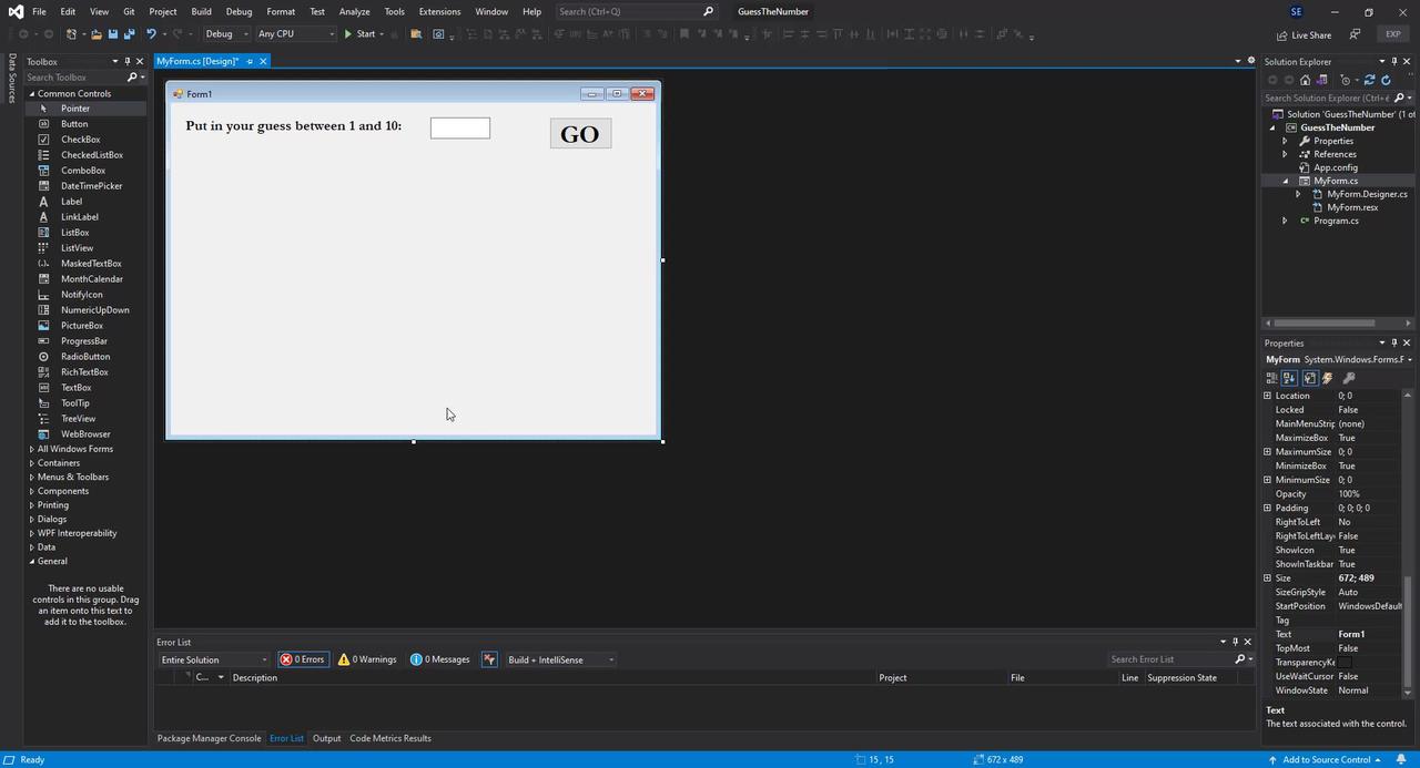 C-Sharp Write Your Own Game - Number Guessing - One News Page VIDEO