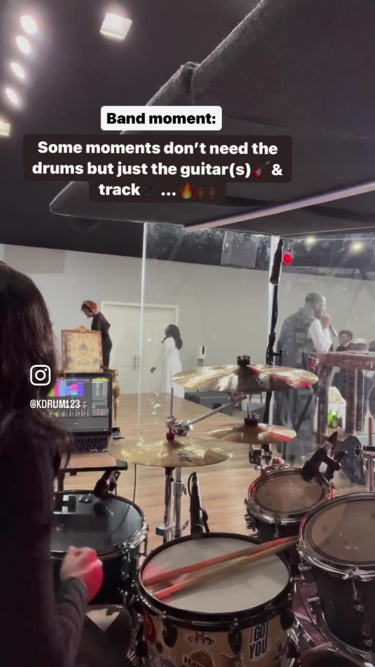 Khristian “KJ” Parker - showing us drummers - One News Page VIDEO