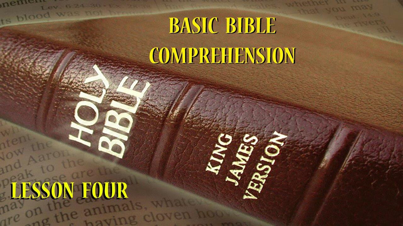 Basic Bible Comprehension - Lesson Four - One News Page VIDEO
