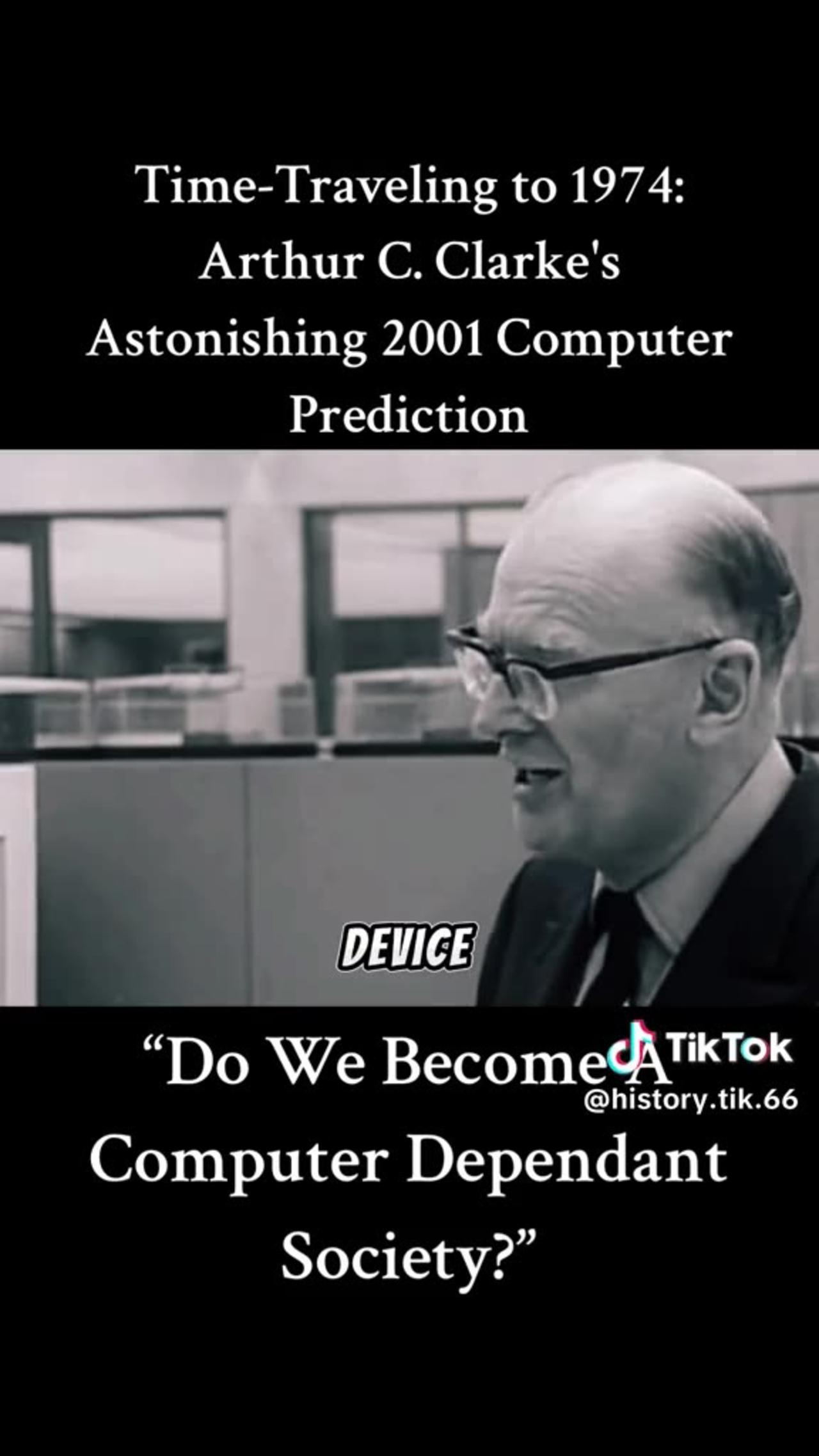 Time Travelling -Arthur C Clarkes 2001 Computer - One News Page VIDEO