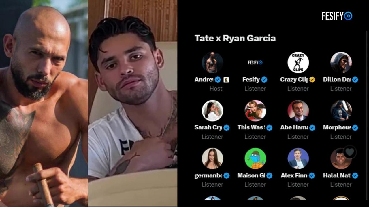 Andrew Tate Full Stream With Ryan Garcia - One News Page VIDEO