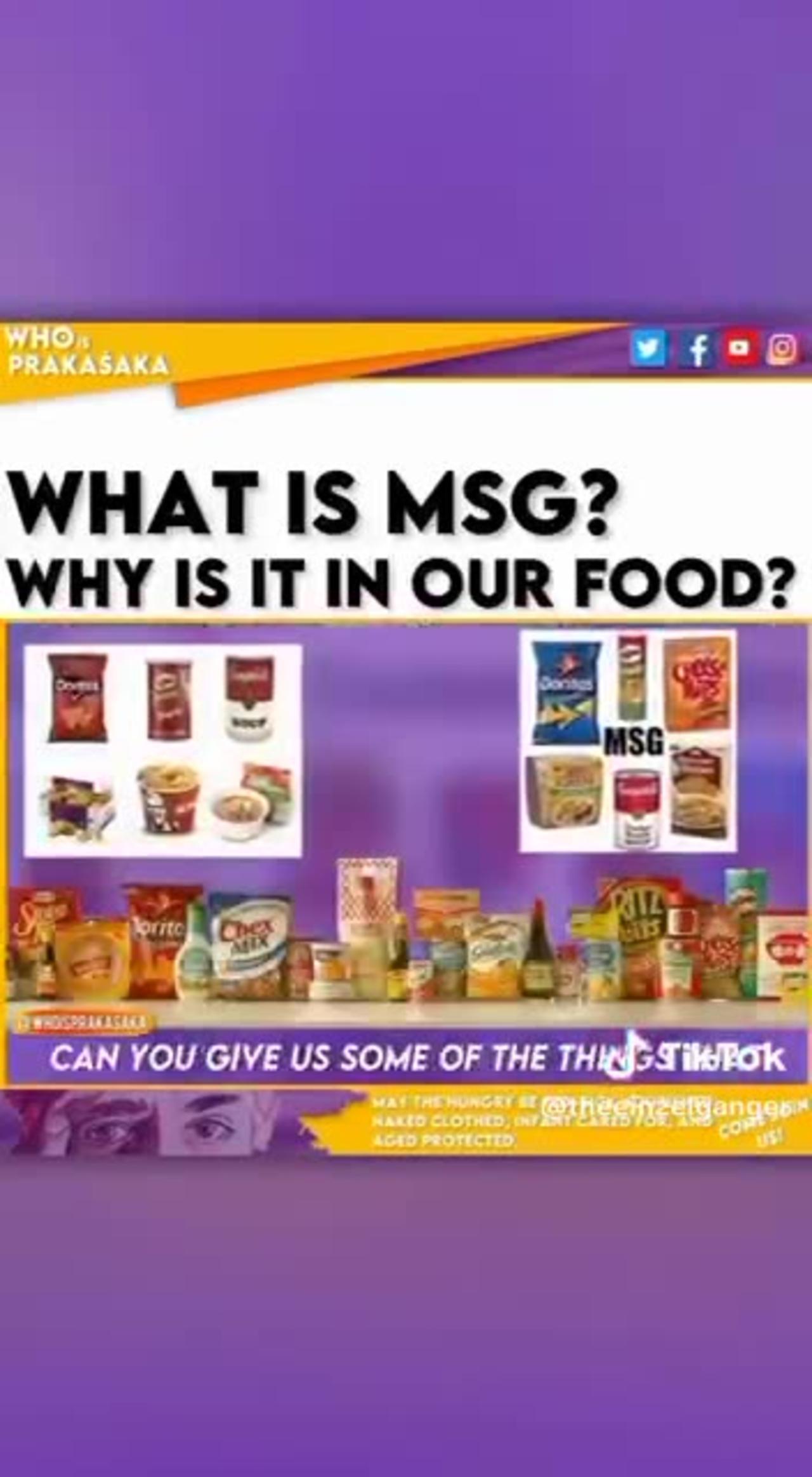 What is MSG? Why is it in our FOOD? - One News Page VIDEO