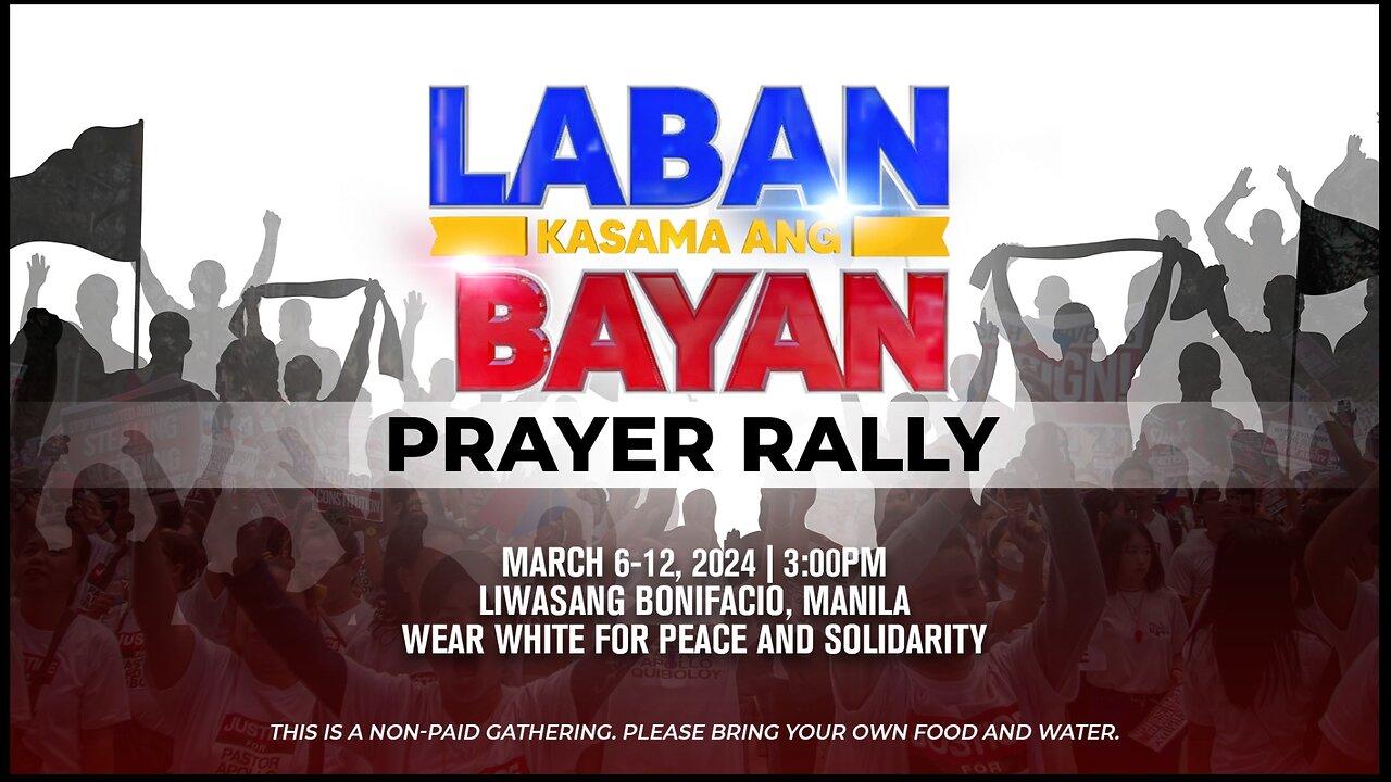 LIVE: Laban Kasama Ang Bayan Prayer Rally Day 3 - One News Page VIDEO
