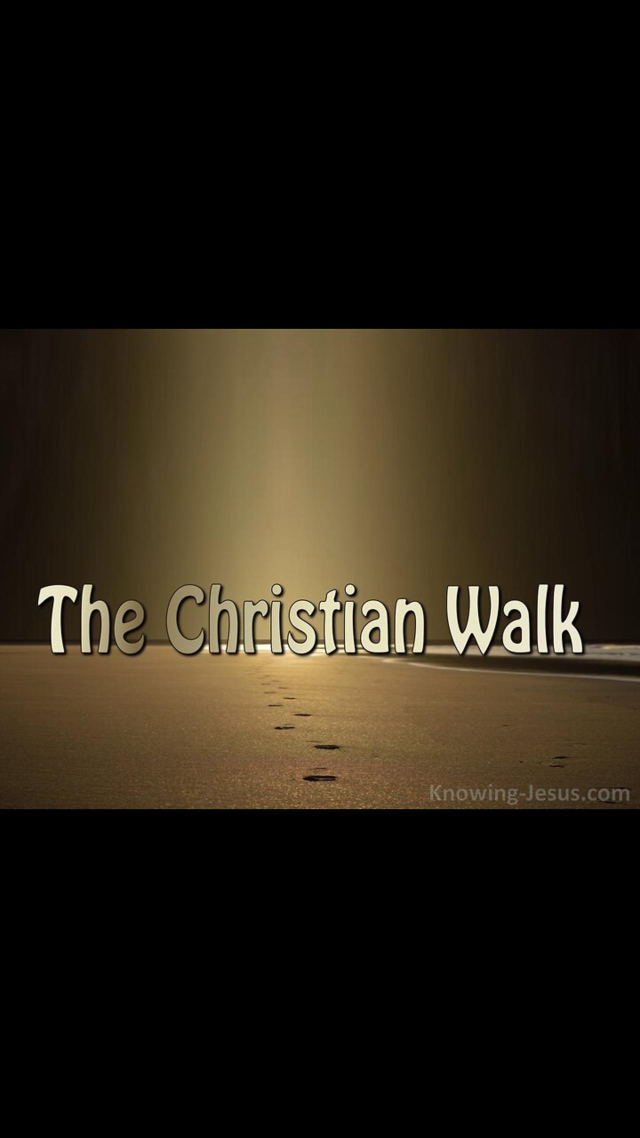 THE CHRISTIAN WALK ~ (GOD KNOWS) - One News Page VIDEO