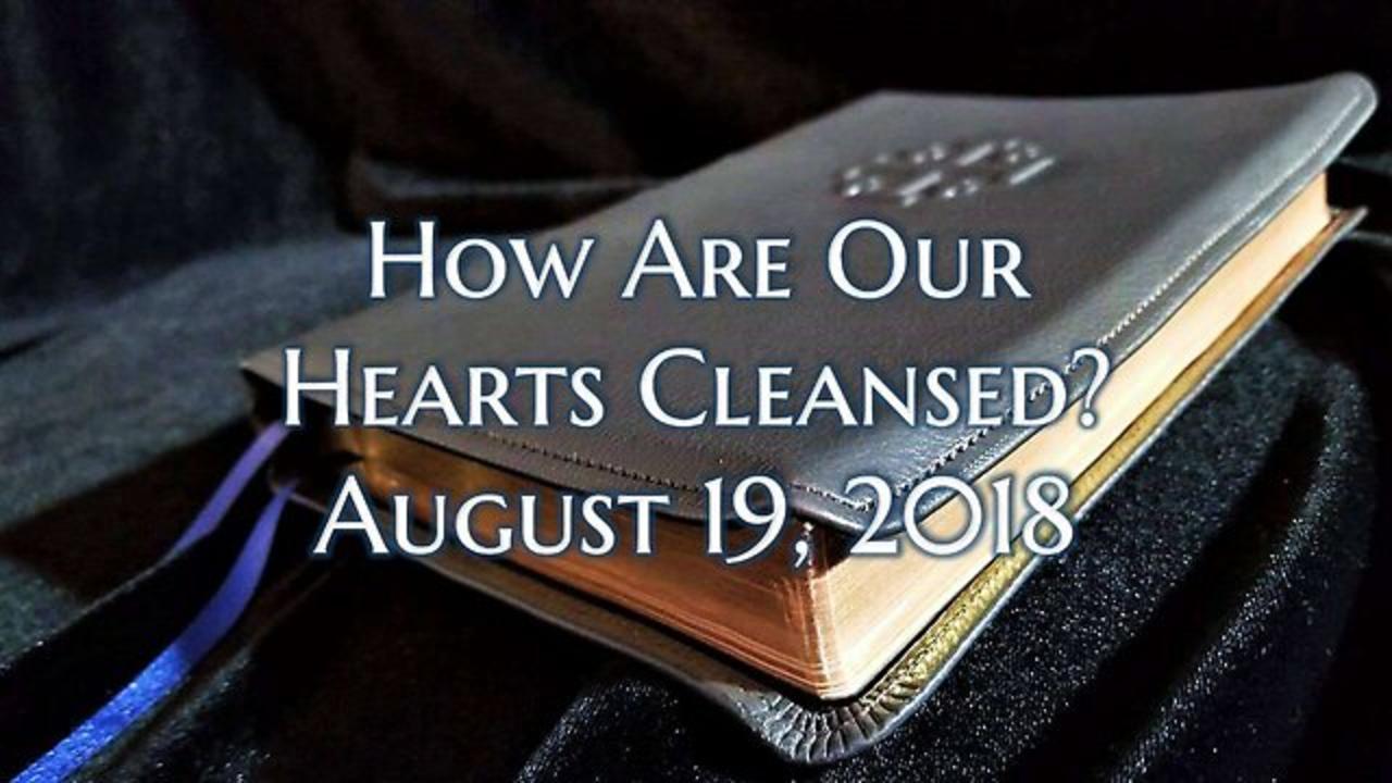 How Are Our Hearts Cleansed? - Andy Cain - One News Page VIDEO