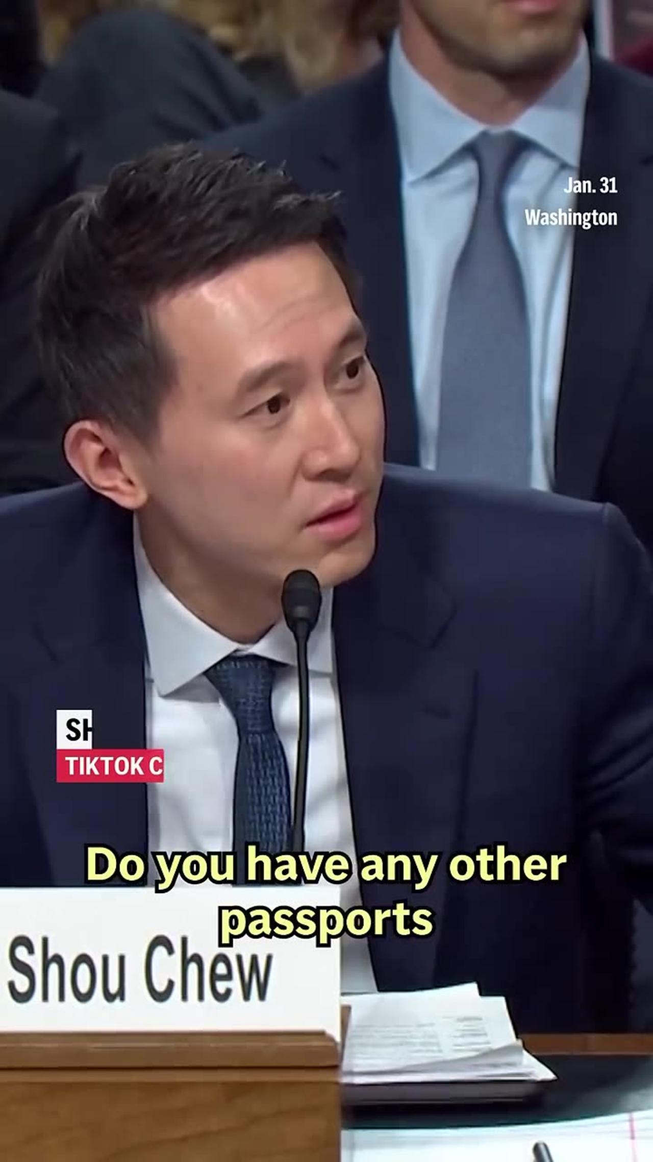 Senator grills TikTok CEO about his nationality - One News Page VIDEO