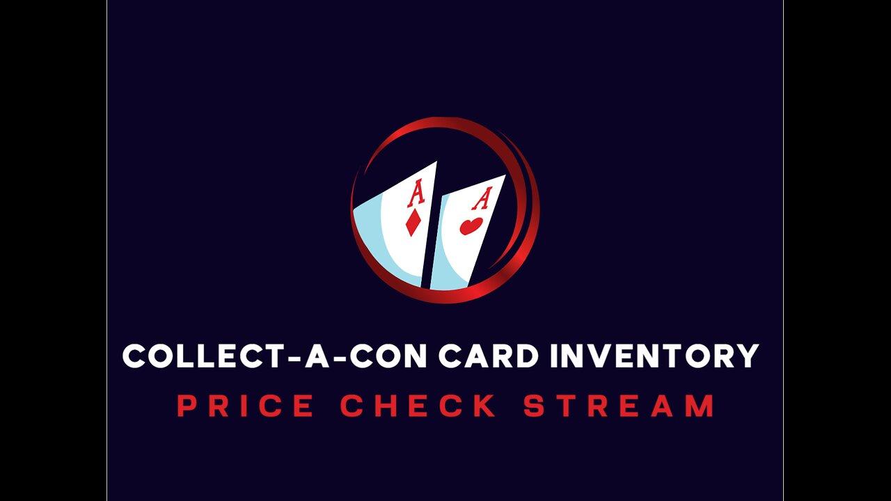 Collect-A-Con Card Inventory Price Check Stream - One News Page VIDEO