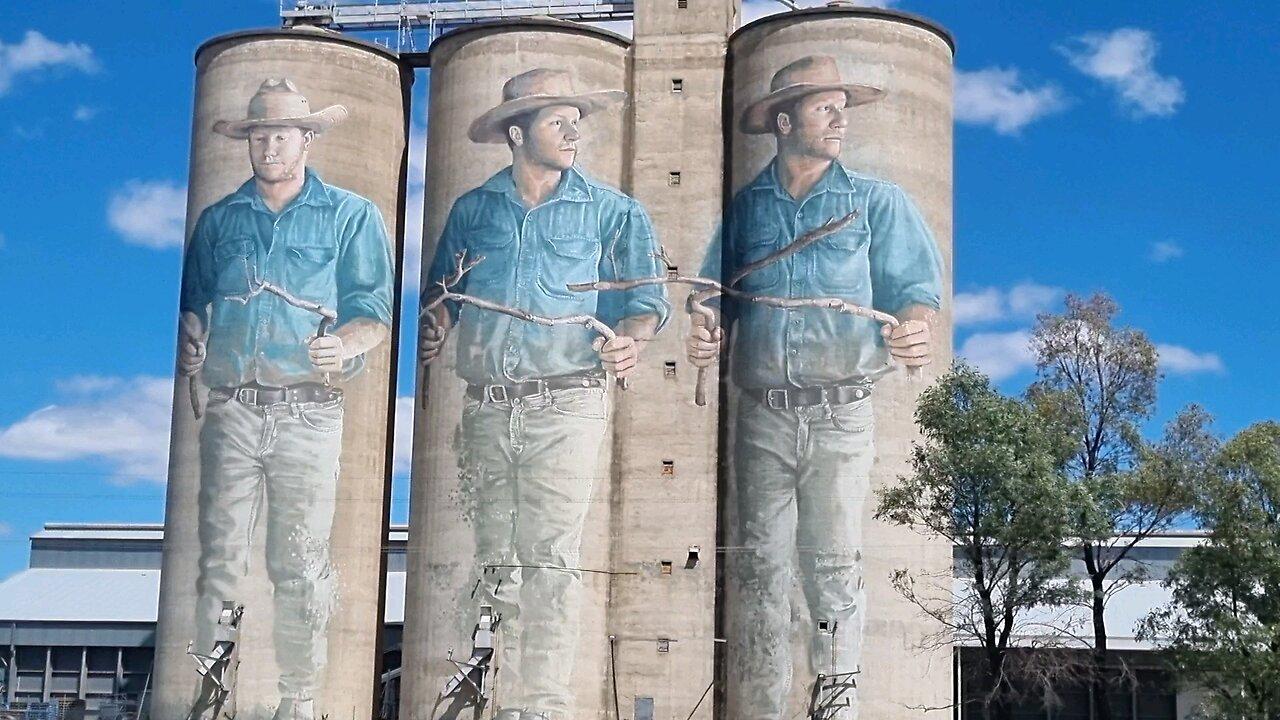 Australian Towns Barraba Silo Art - One News Page VIDEO