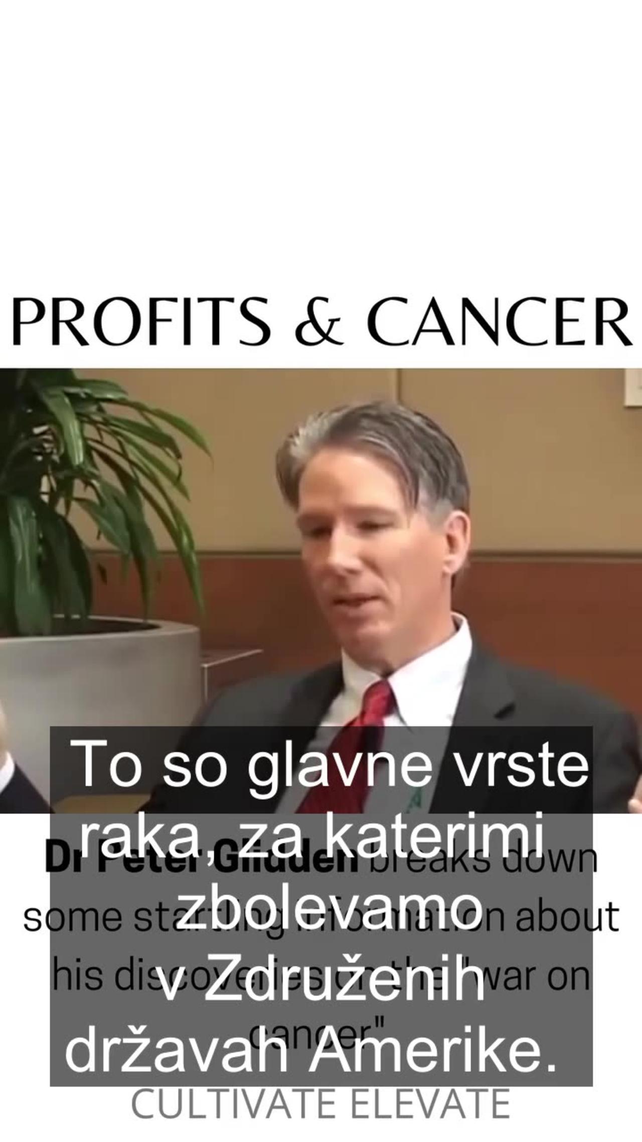 [Slovenski] Peter Glidden: War on Cancer - One News Page VIDEO