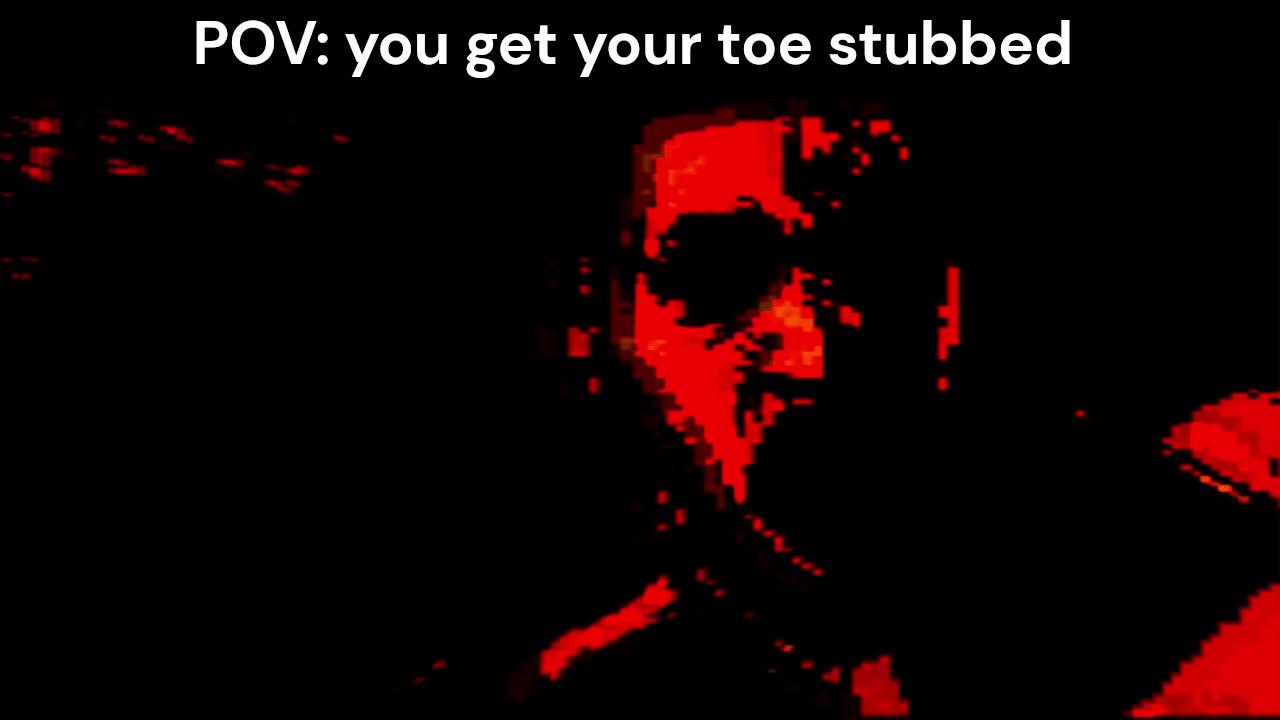 POV: You get your toe stubbed - One News Page VIDEO