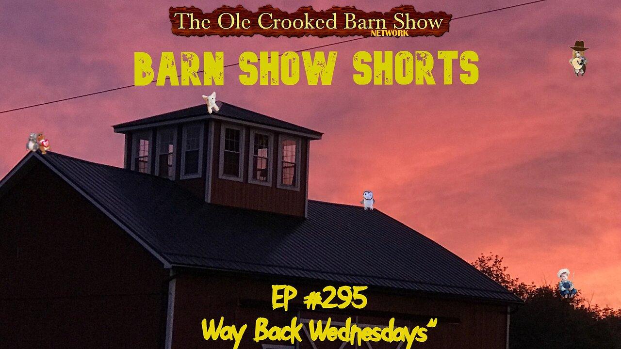 "Barn Show Shorts" Ep. #295 “Way - One News Page VIDEO