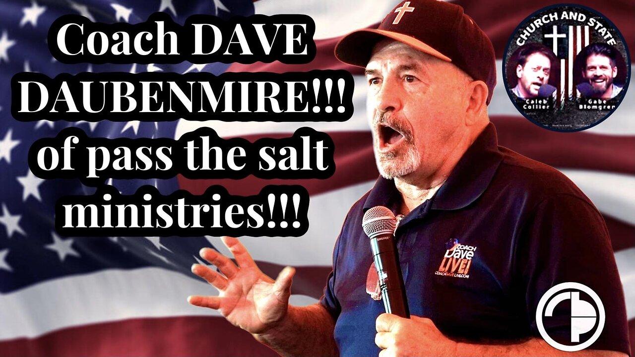 Live with Coach Dave Daubenmire! - One News Page VIDEO
