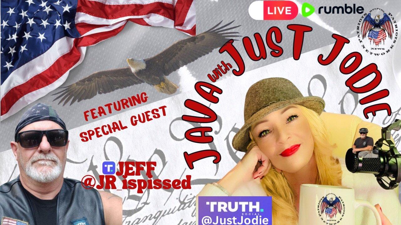 LIVE! FRIDAY AT 11am EST! Java with Just Jodie - One News Page VIDEO