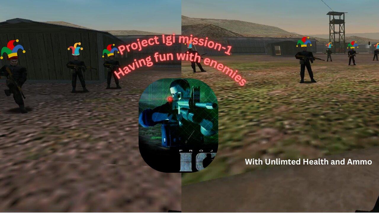 Project IGI mission-1: Having fun with enemies | - One News Page VIDEO
