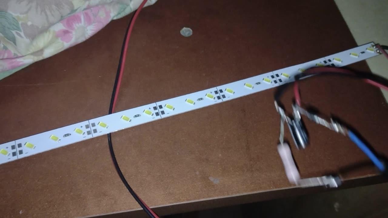 Como Probar y Prender una tira de Led Directo de - One News Page VIDEO