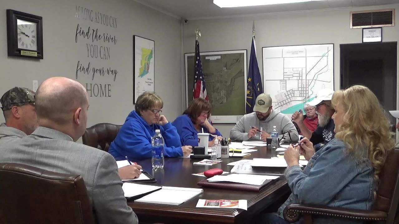Grandview Indiana Town Board Meeting 3-18-24 - One News Page VIDEO