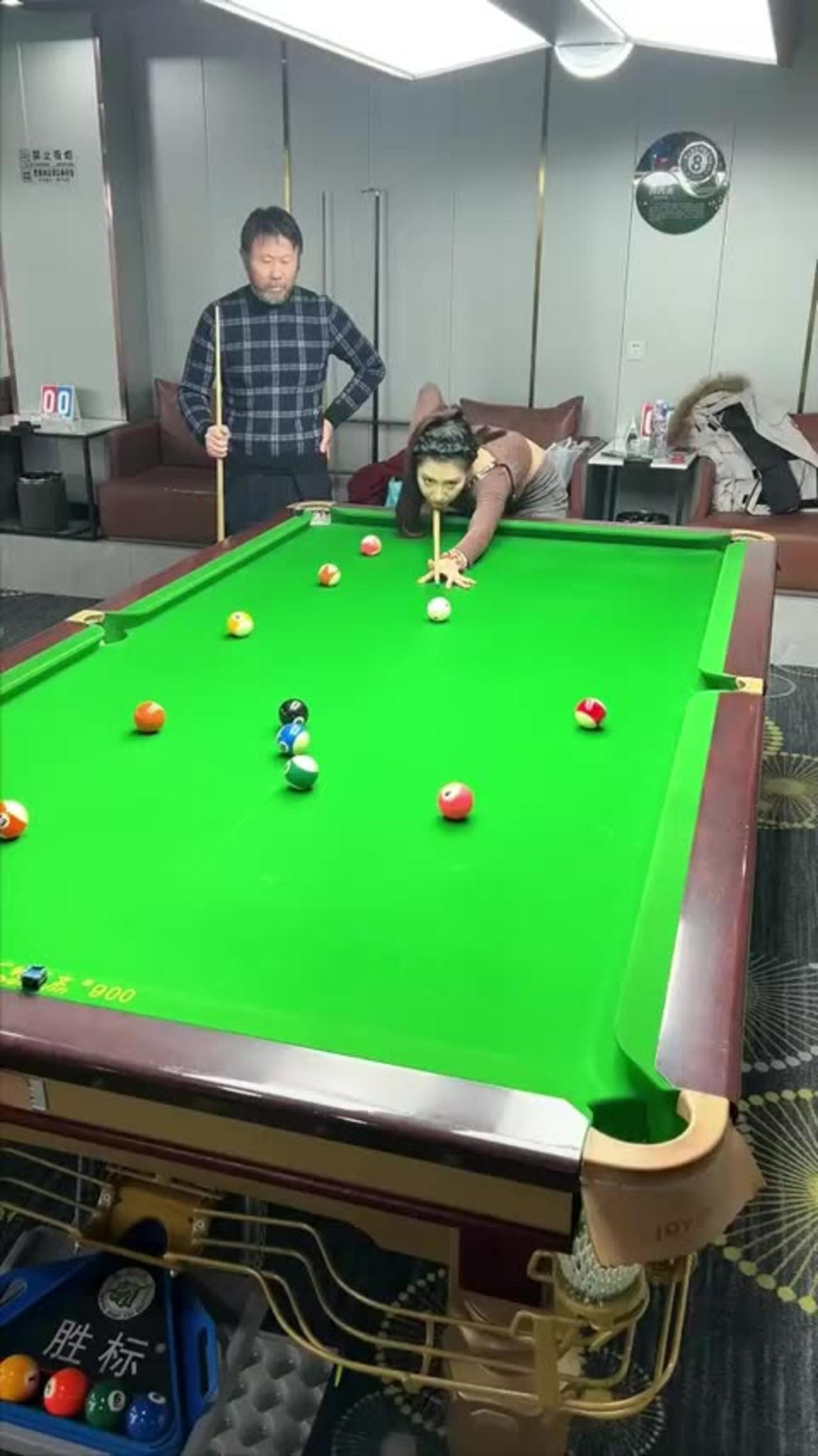 funny billiard video - One News Page VIDEO