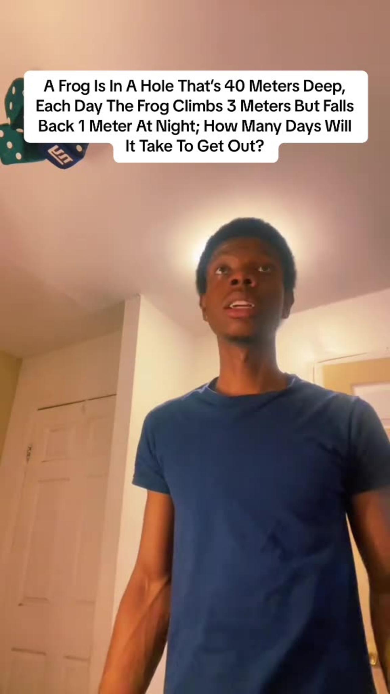 How Many Days Will The Frog Take To Get Out? - One News Page VIDEO