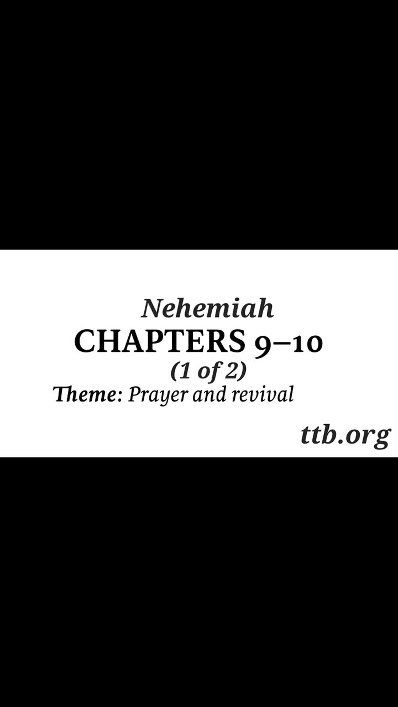 Nehemiah Chapter 9-10 (Bible Study) (1 of 2) - One News Page VIDEO