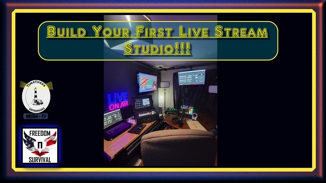 Build Your First Live Stream Studio - One News Page VIDEO