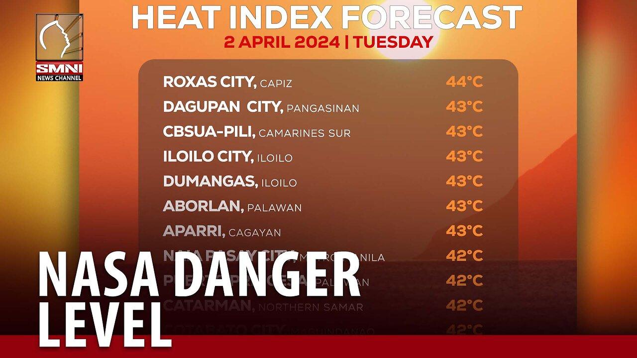 Mga lugar na nasa danger level dahil sa - One News Page VIDEO