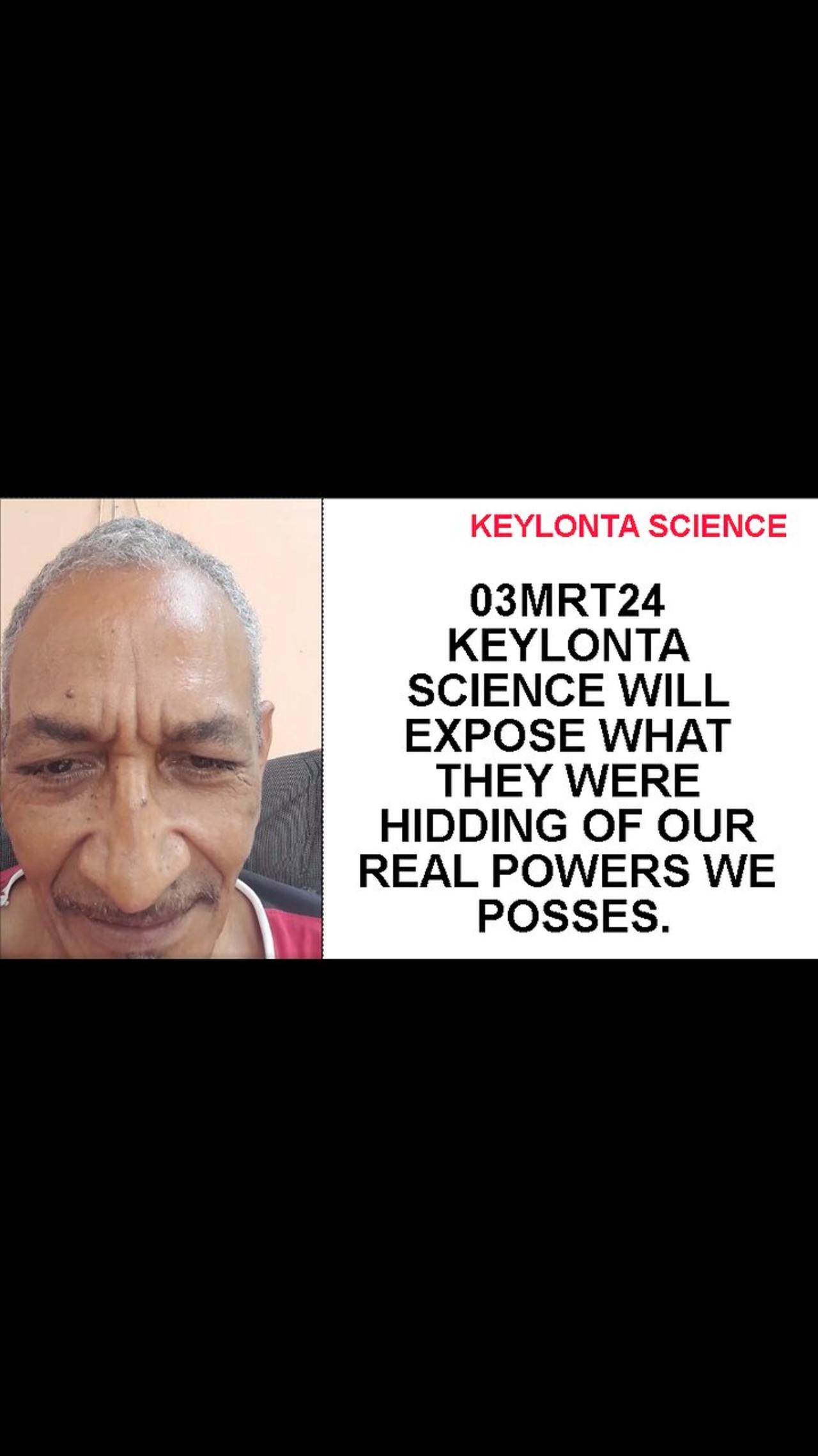03MRT24 KEYLONTA SCIENCE WILL EXPOSE WHAT THEY - One News Page VIDEO