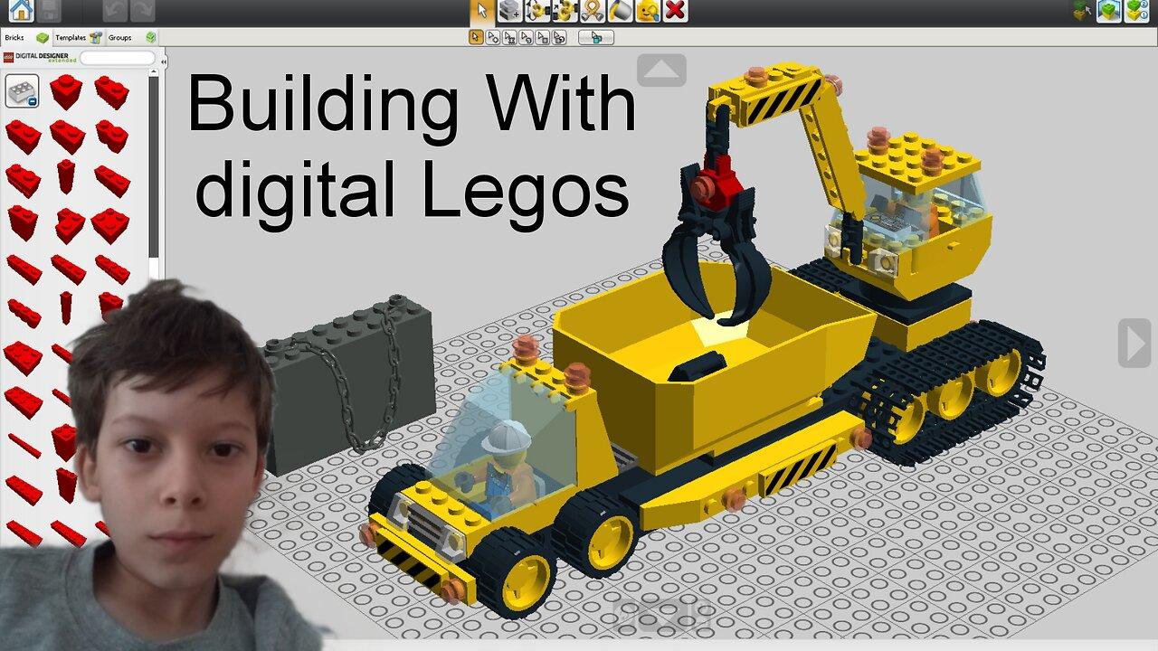 Building with digital Lego's LIVE - One News Page VIDEO