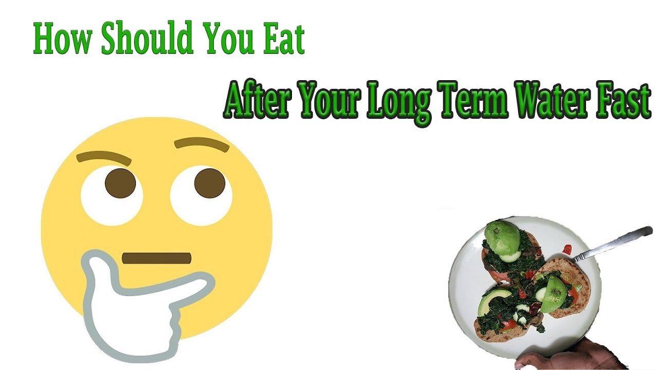How to Properly BREAK your Water Fasting - One News Page VIDEO