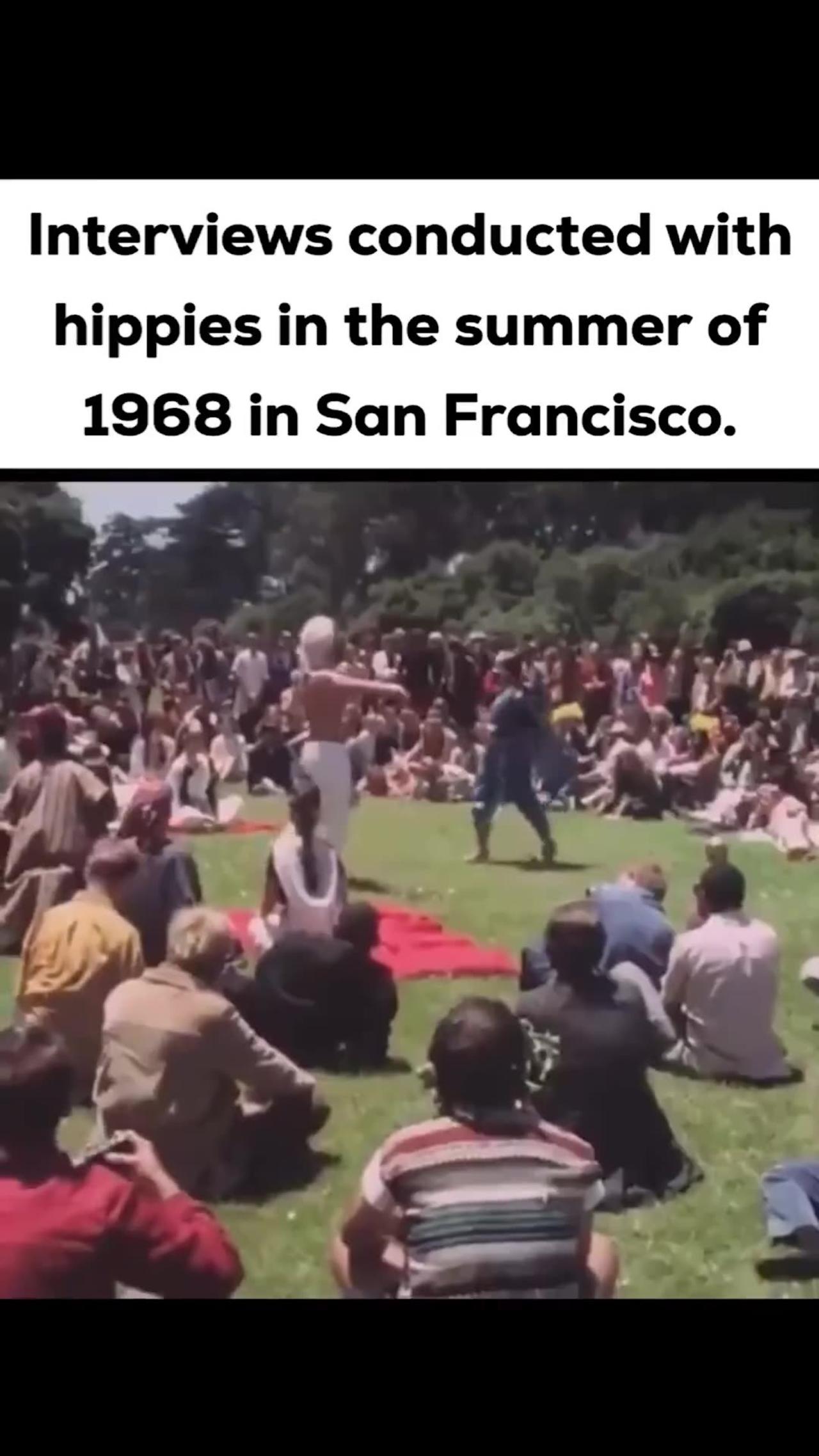 Interviews conducted with hippies back in 1968 - One News Page VIDEO