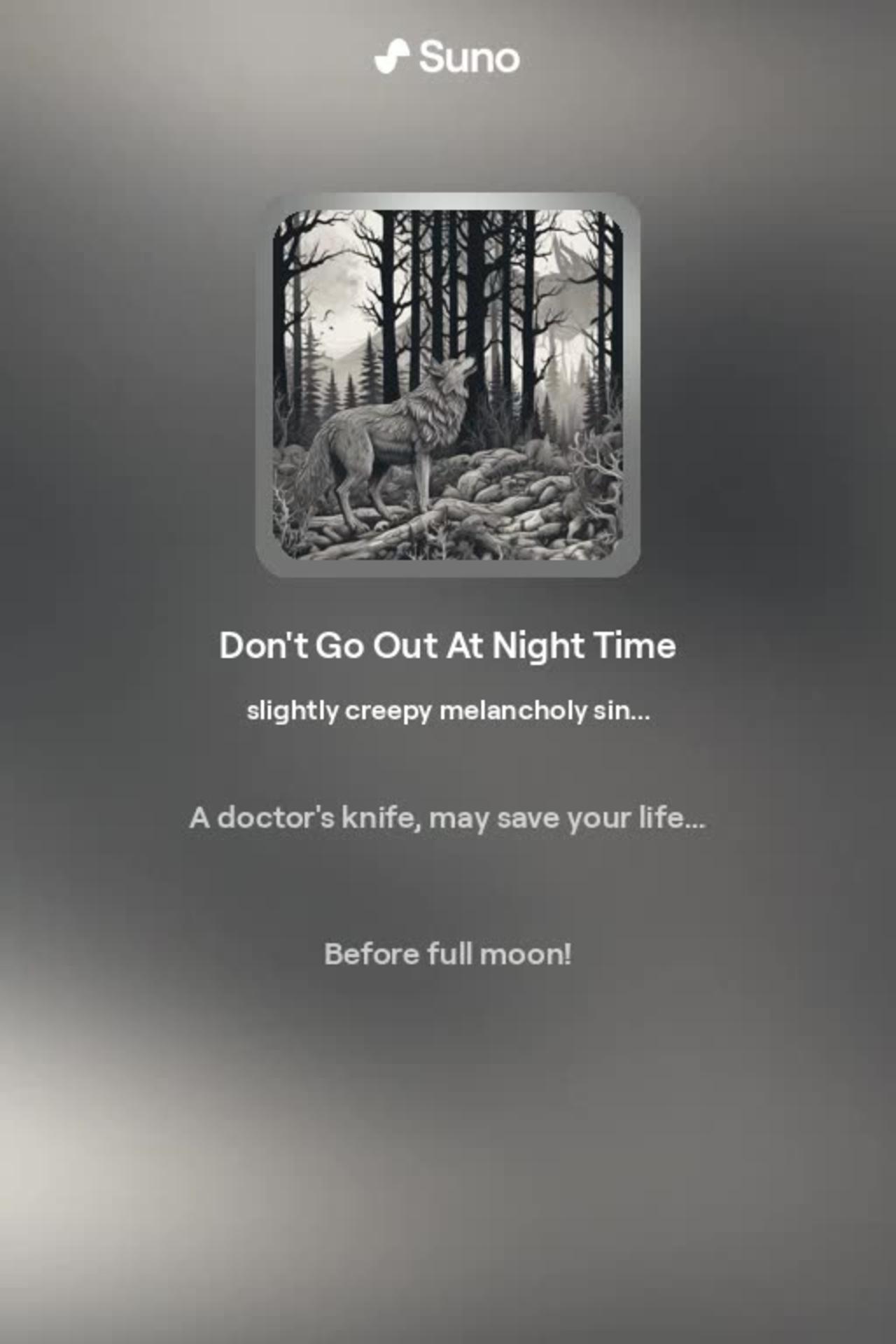 Don't Go Out at Night Time - Alternate - One News Page VIDEO