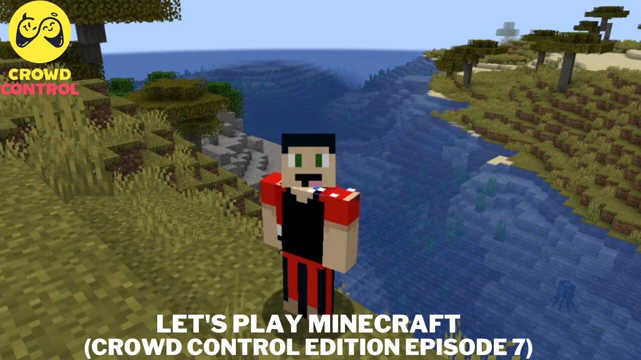 Let's play Minecraft (Crowd Control Edition - One News Page VIDEO