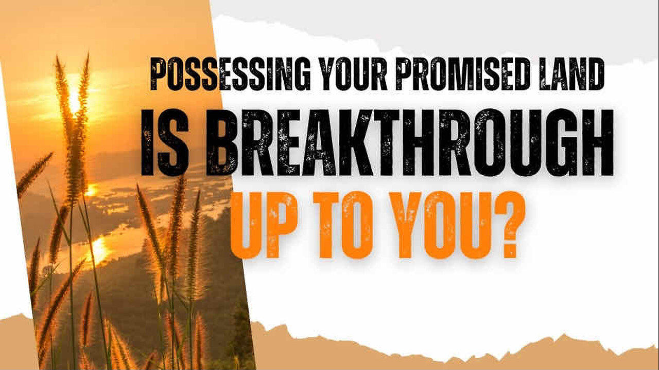 COMING UP: Possessing Your Promised Land: Is - One News Page VIDEO