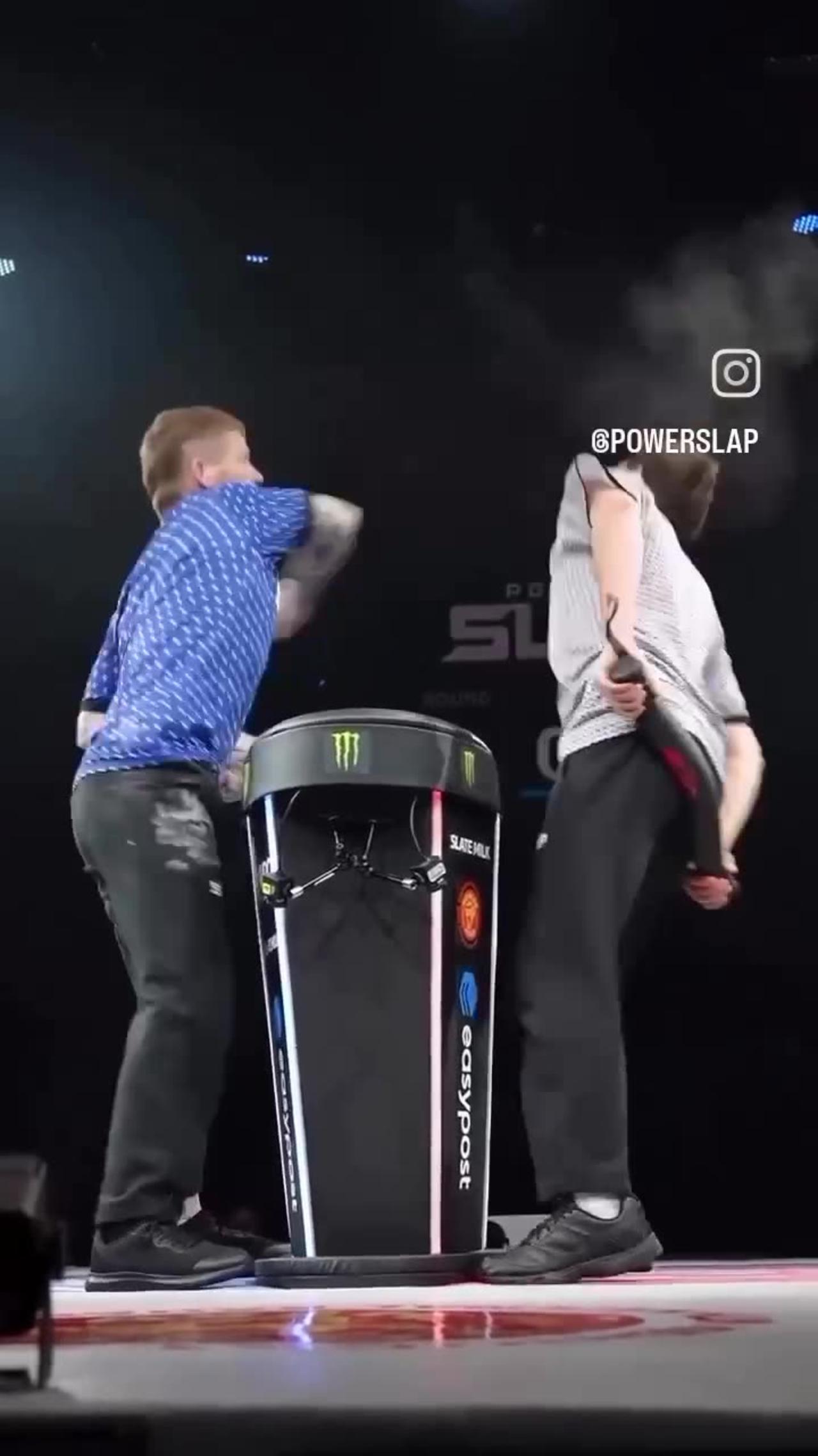 Power slap 😳 - One News Page VIDEO