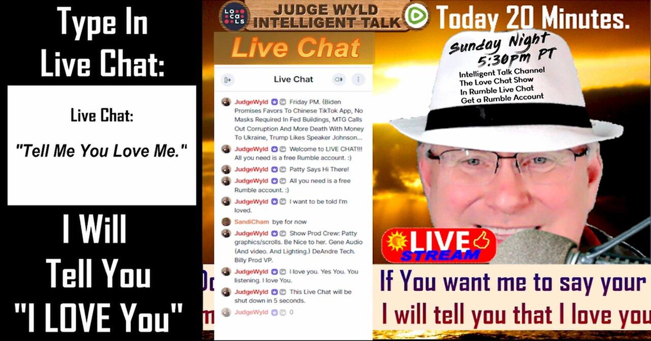 Live Stream LOVE CHAT 04 28 2024 Free: You Ask - One News Page VIDEO