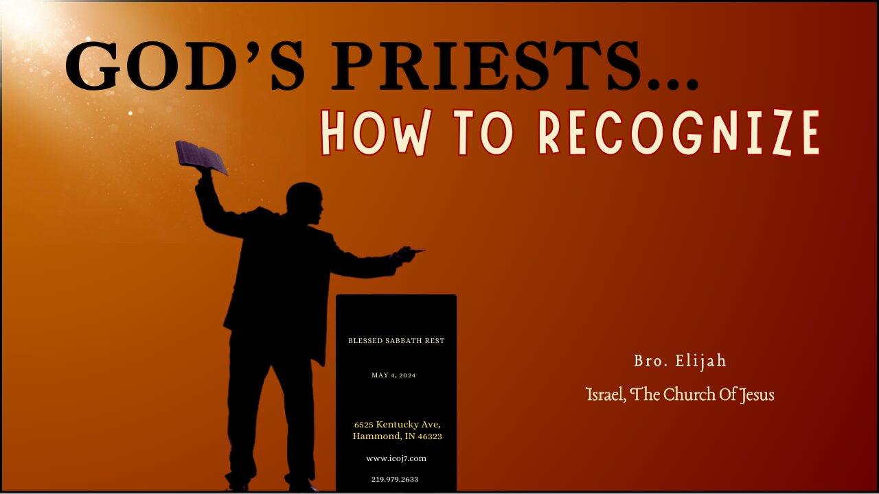 GOD’S PRIESTS... HOW TO RECOGNIZE - One News Page VIDEO