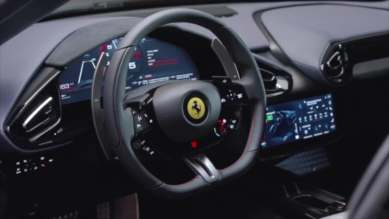 The Ferrari 12Cilindri Cockpit - One News Page VIDEO